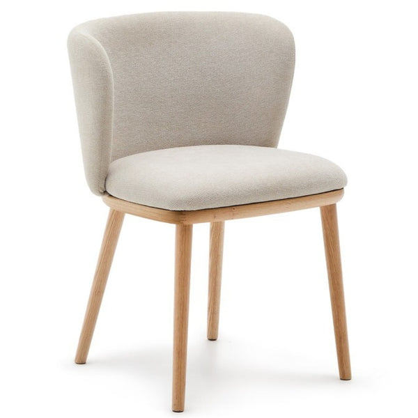 Harper Fabric Dining Chair in Natural/Beige - Marc & Main