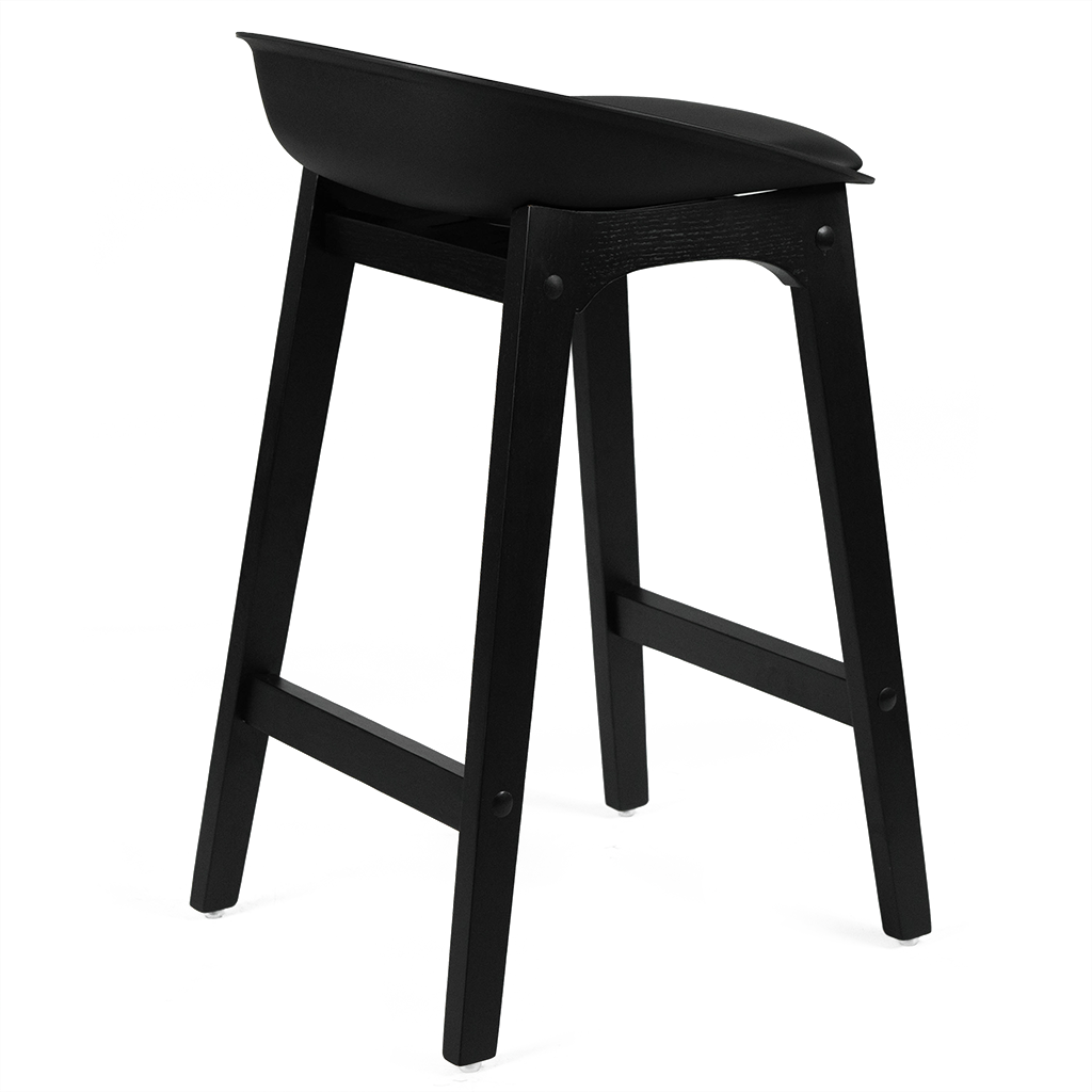 Brodi Bar Stool in Black/Black - Marc & Main