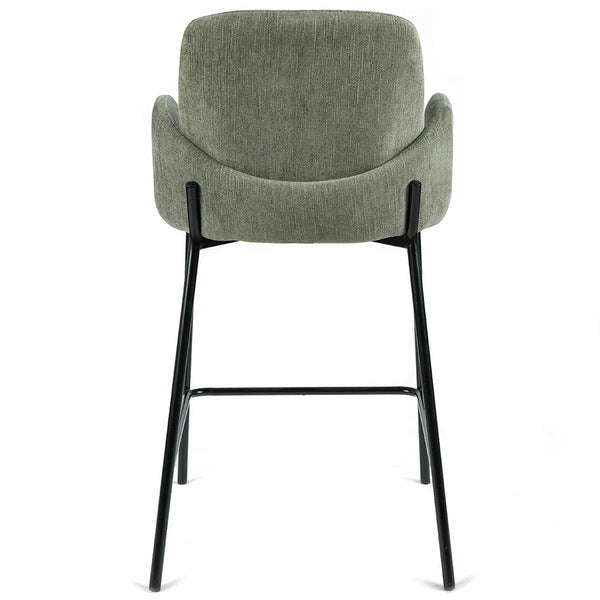 Fraser Fabric Kitchen Bar Stool in Green - Marc & Main