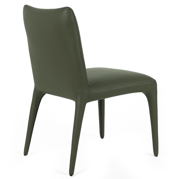 Madden Leatherette Dining Chair in Olive - Marc & Main
