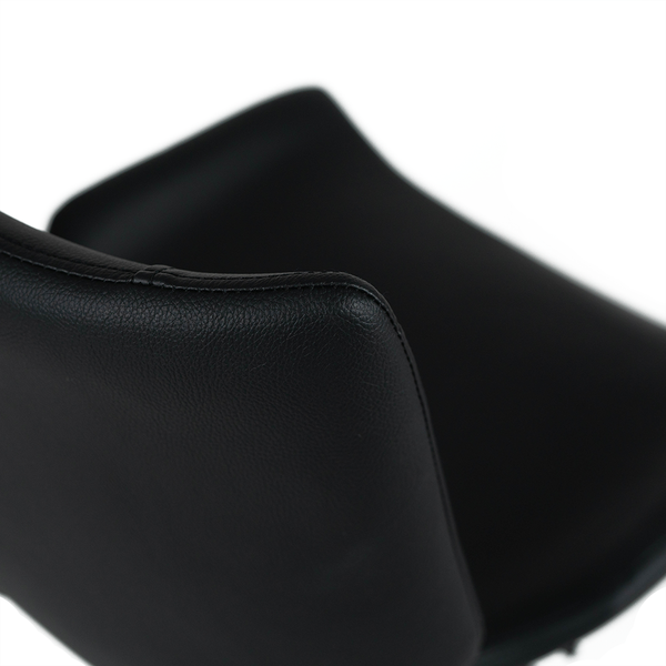 Mario Leatherette Kitchen Bar Stool in Black - Marc & Main