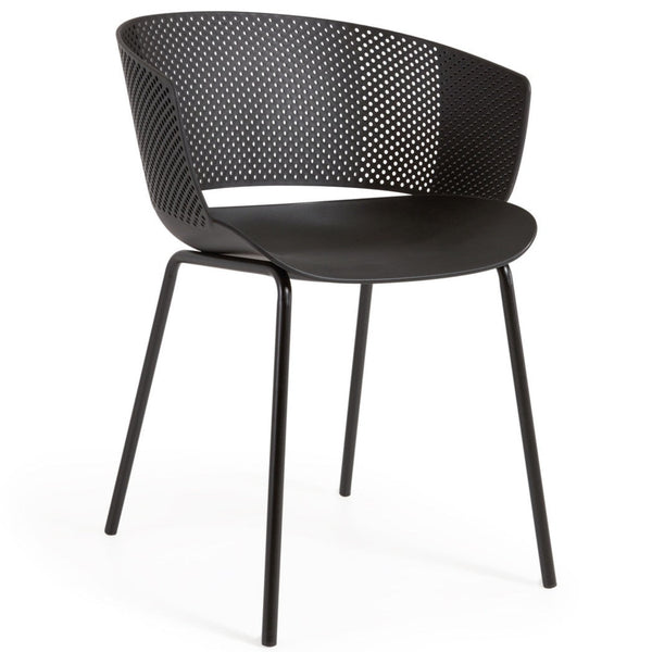 Elora Dining Chair in Black - Marc & Main