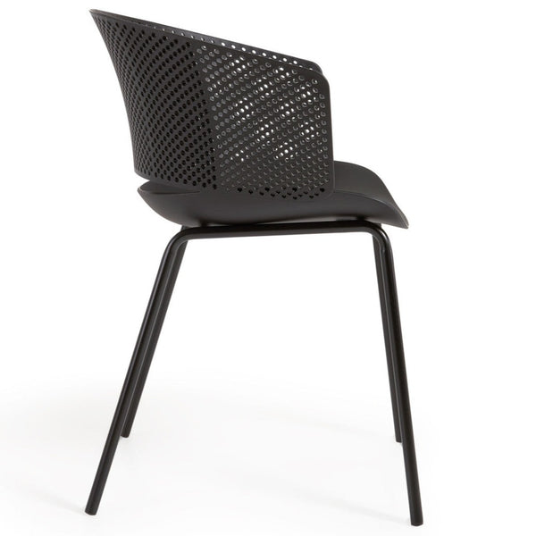 Elora Dining Chair in Black - Marc & Main