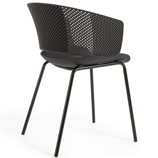 Elora Dining Chair in Black - Marc & Main